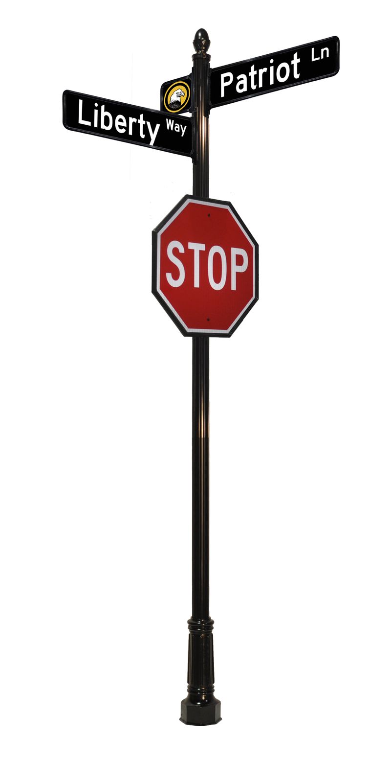 4 Decorative Street Sign Posts Capital StreetScapes